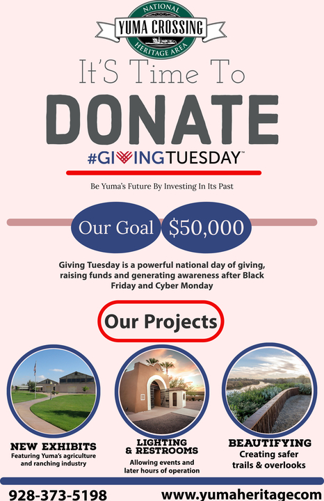 Giving Tuesday Kick Off - Colorado River State Historic Park